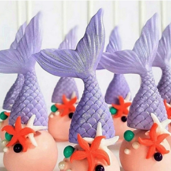 Kitchen | Baking 2 Styles Mermaid Tails 3d Silicone Molds | Poshmark